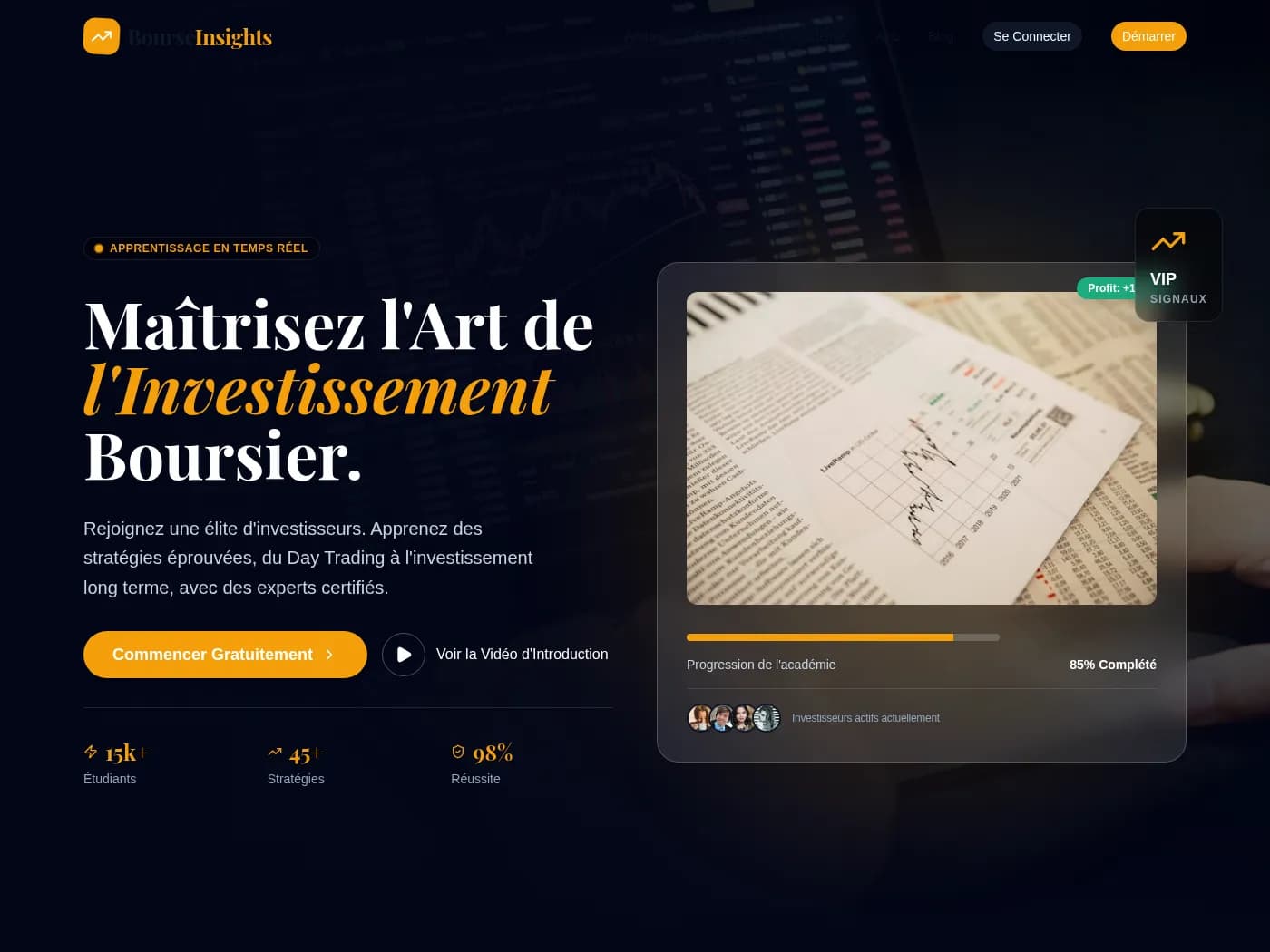 Bourse Insights Page
