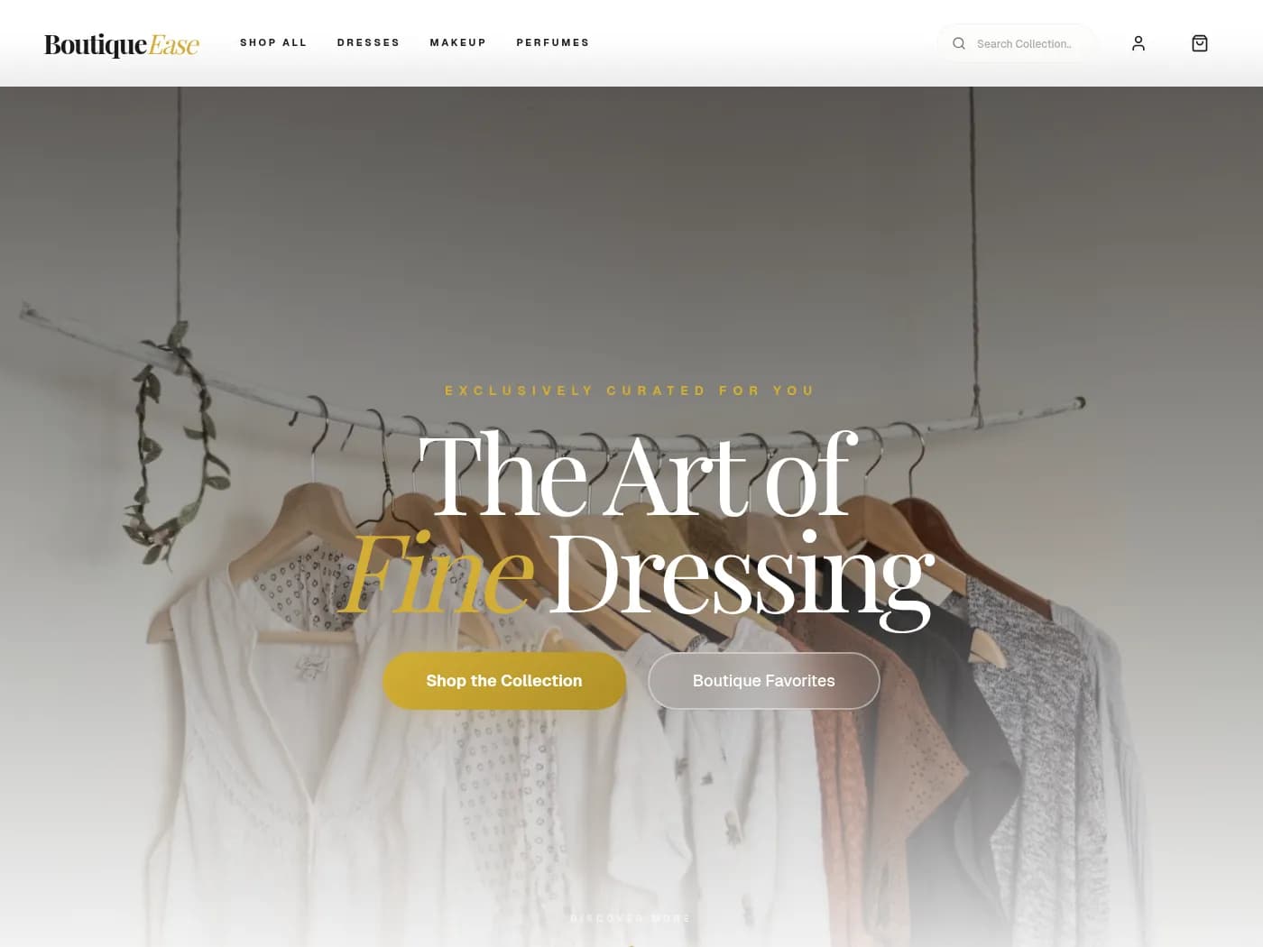 BoutiqueEase Shopfront