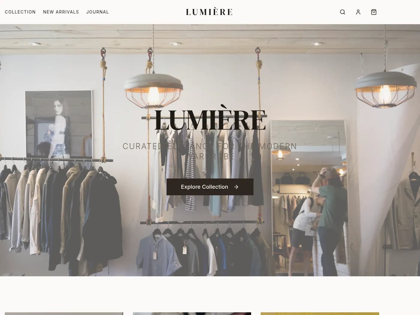 Boutique Shop Website