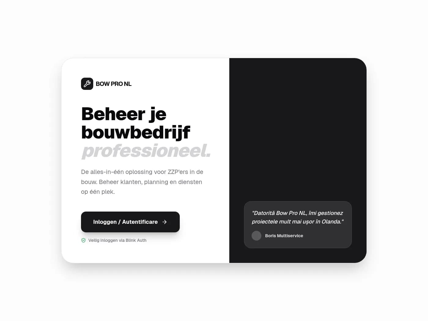 Bow Client Manager NL