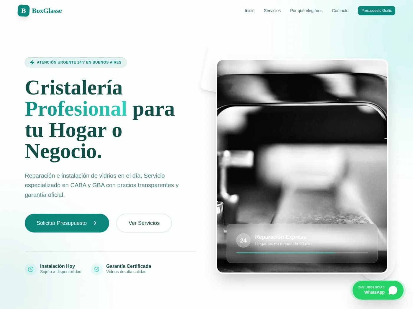 BoxGlasse Web Presence