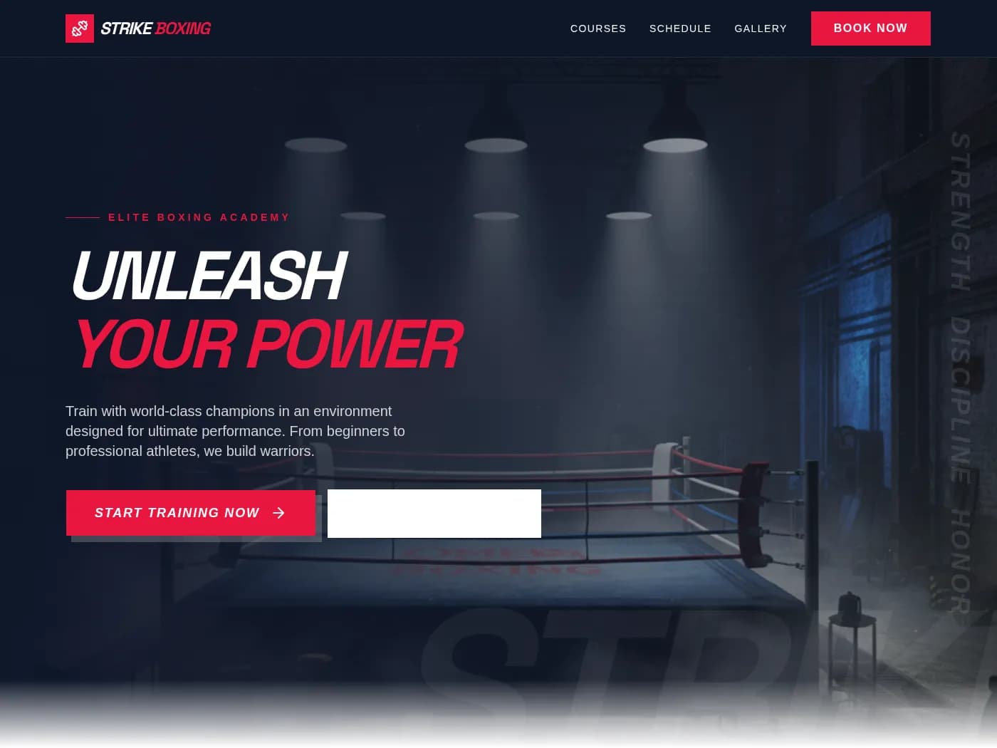 Boxing Course Info Site