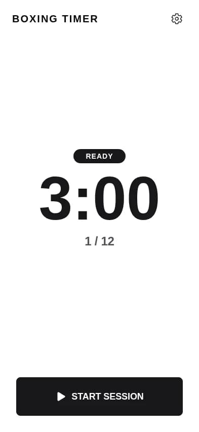 Boxing Round Timer