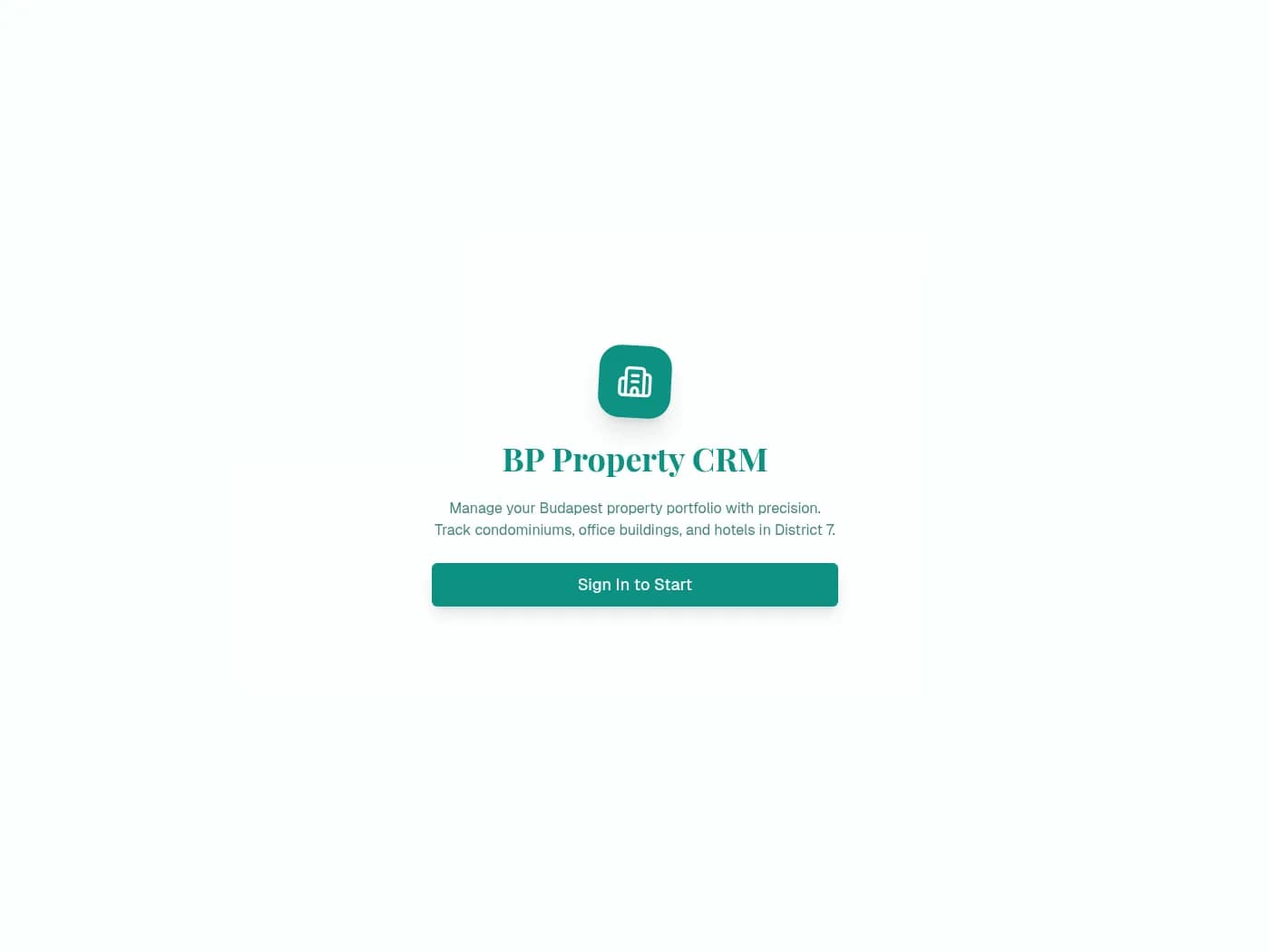 Budapest Property Map CRM