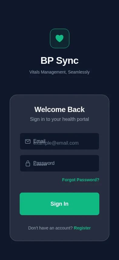 BP Sync Health Dashboard
