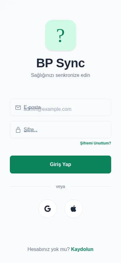 BP Sync Health Dashboard