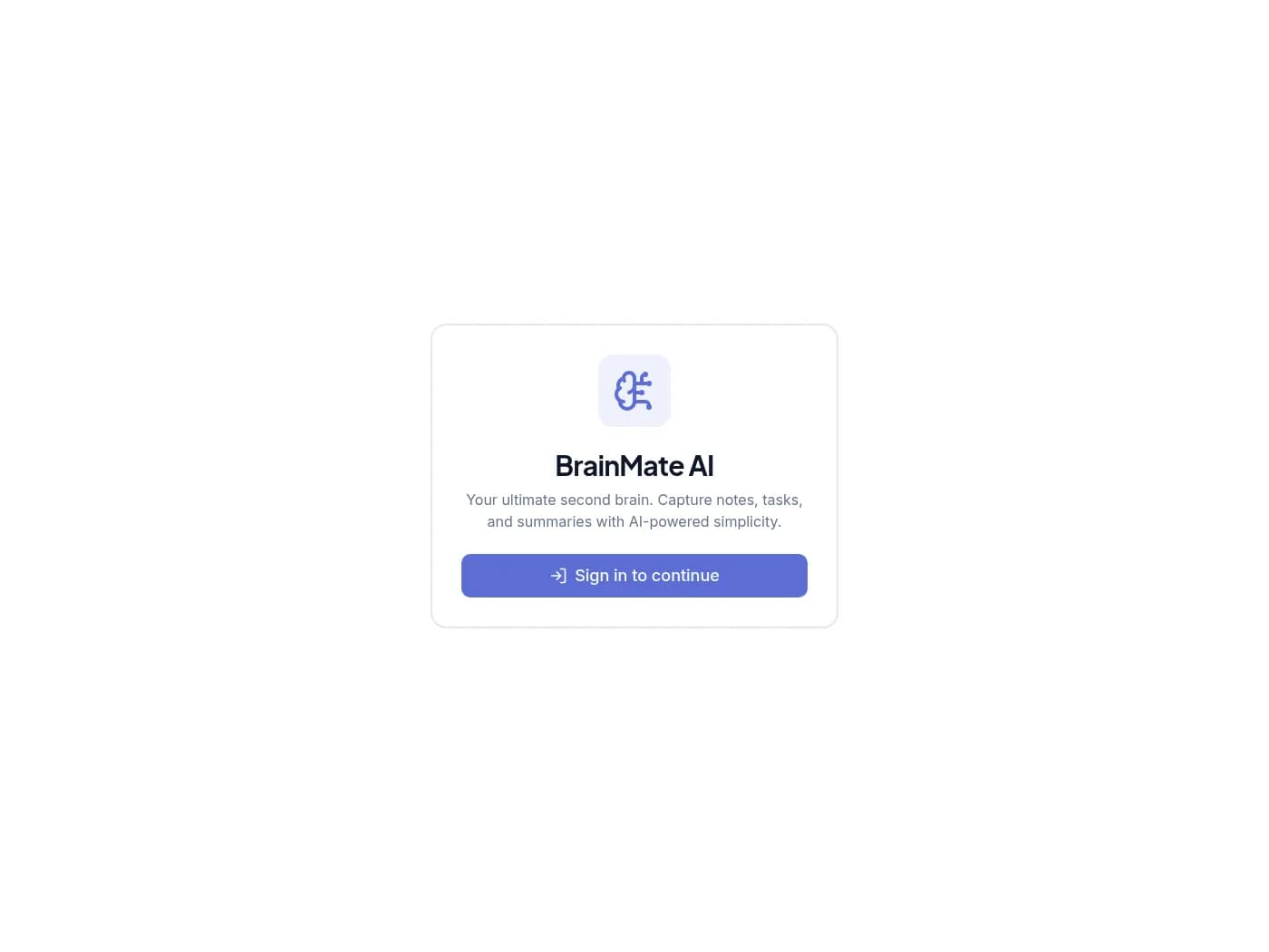 BrainMate AI