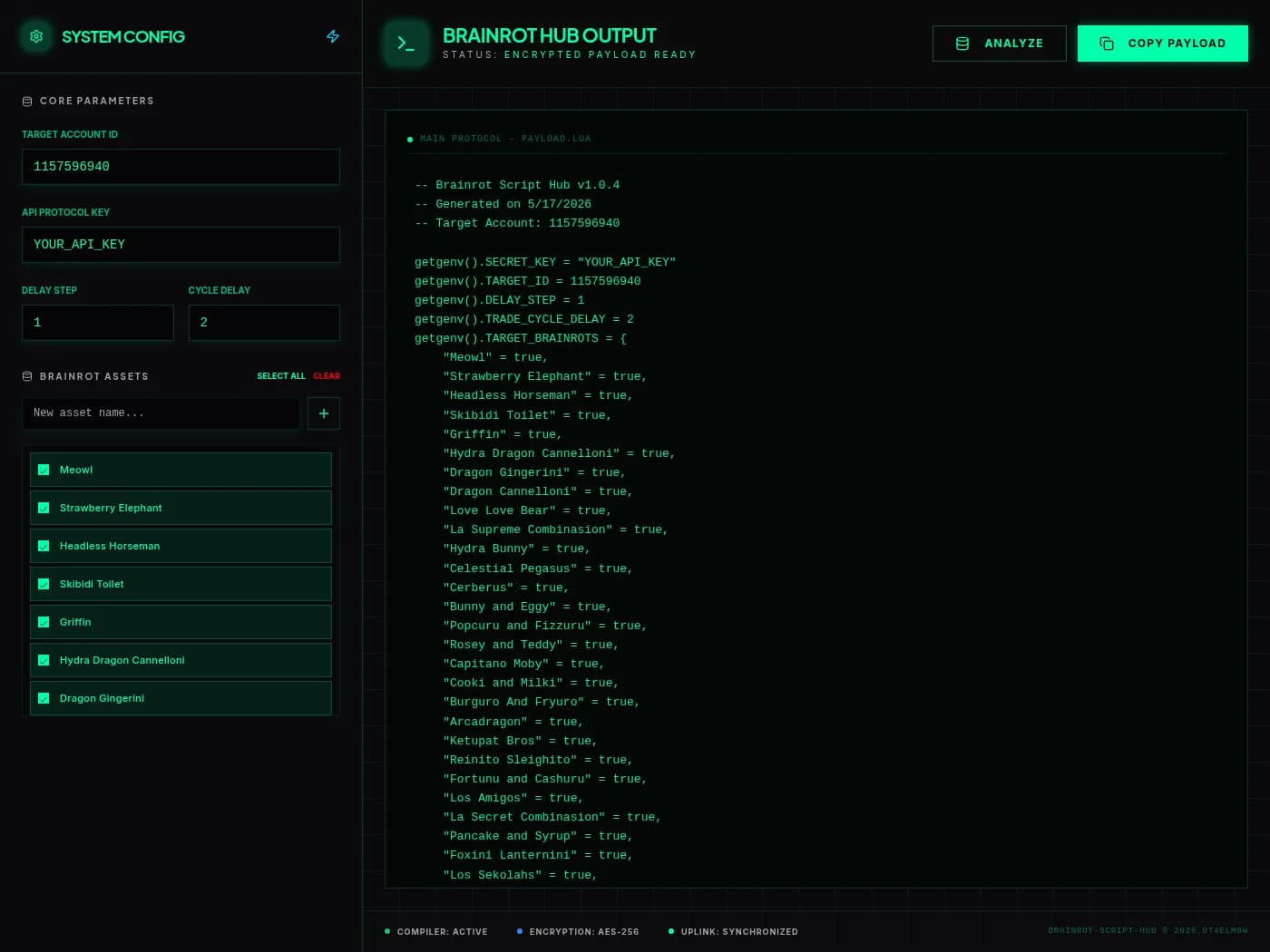 Brainrot Script Hub