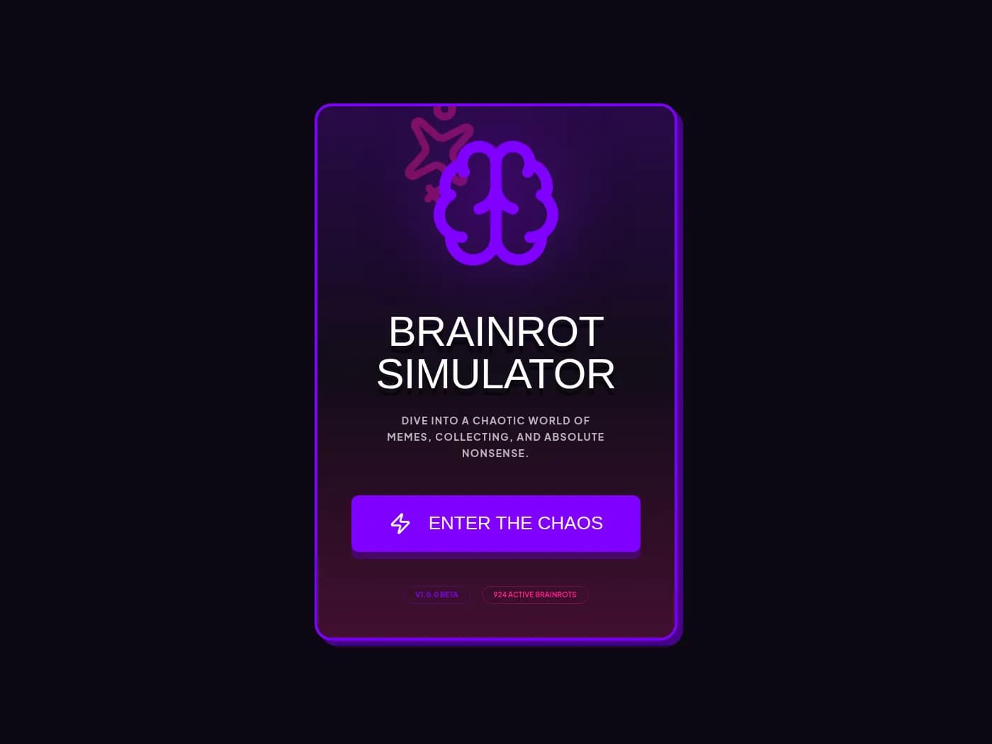 Brainrot Simulator Universe