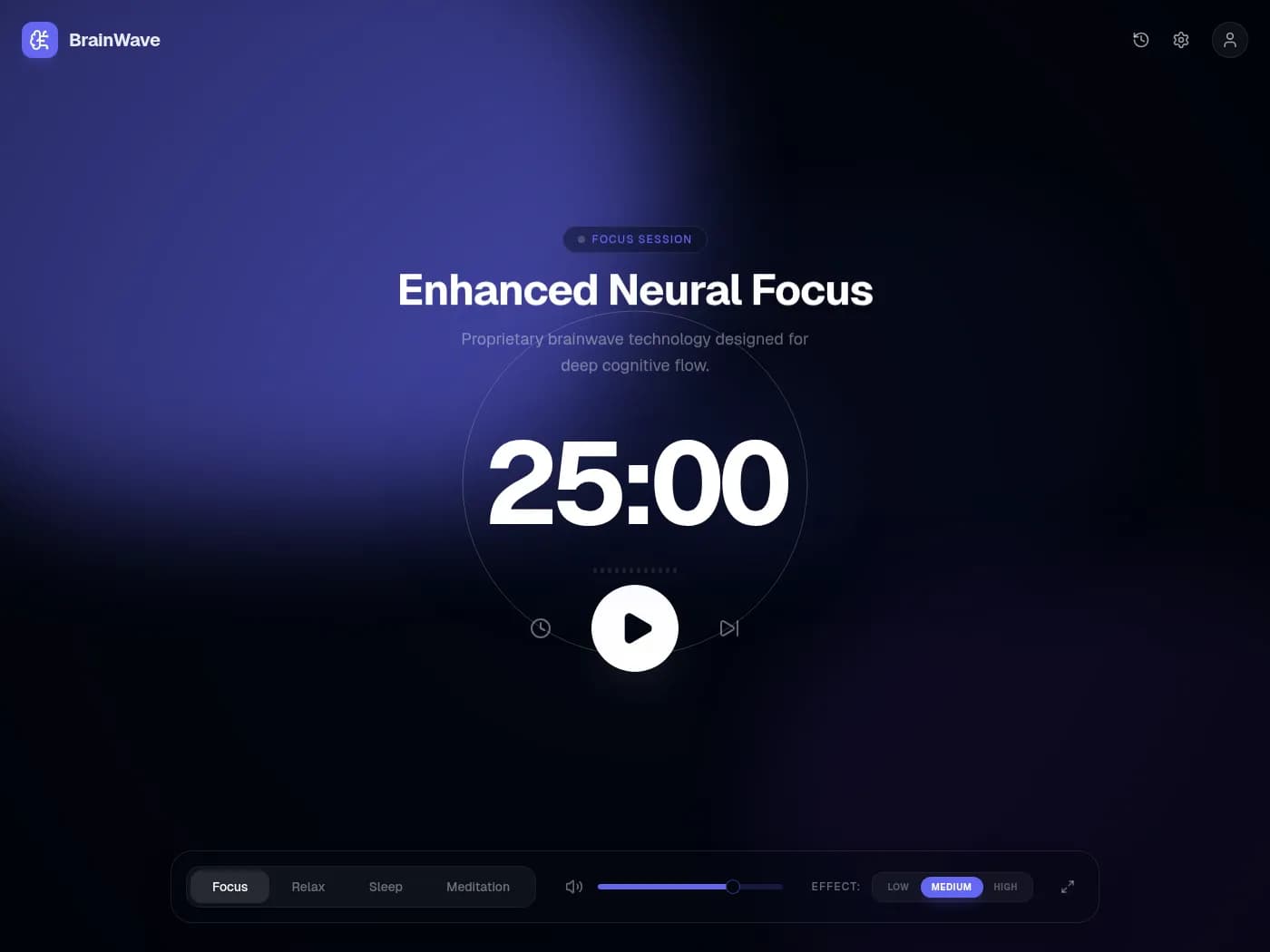 BrainWave Player