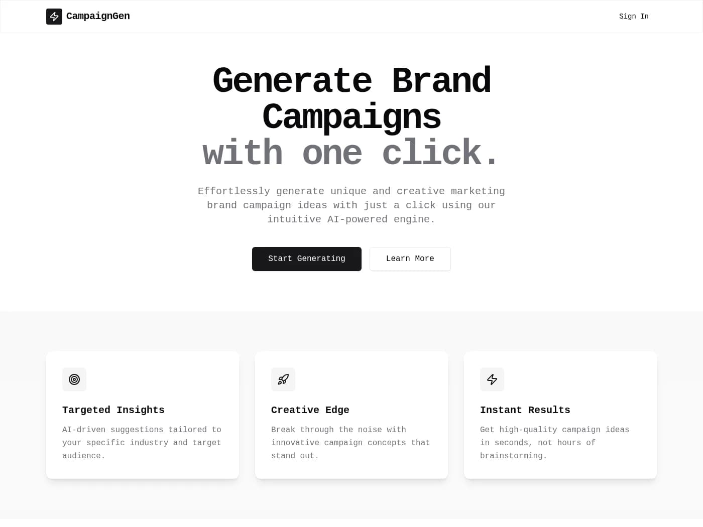 Brand Campaign Generator