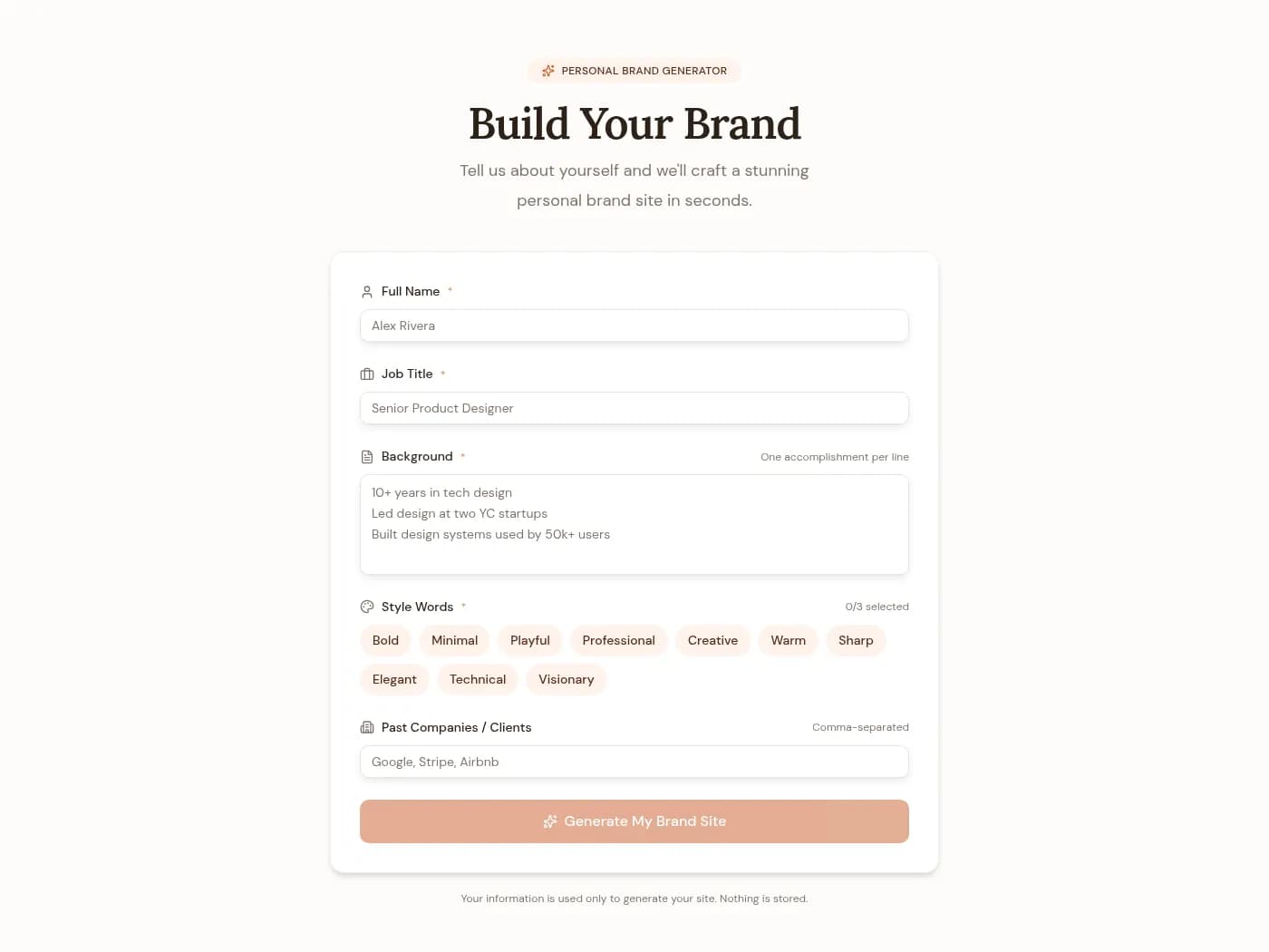 PersonalBrand Genie