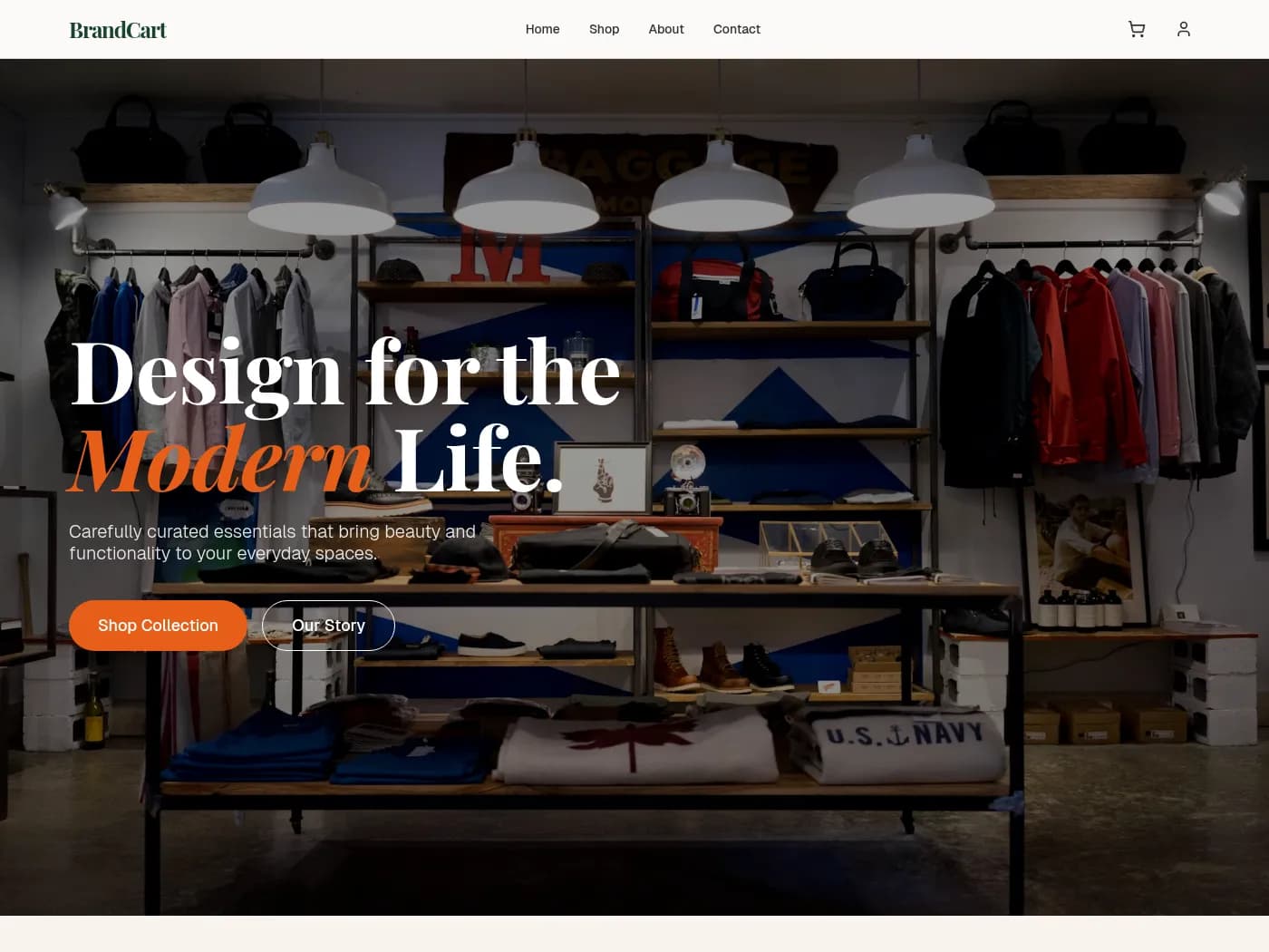 BrandCart E-Commerce Site