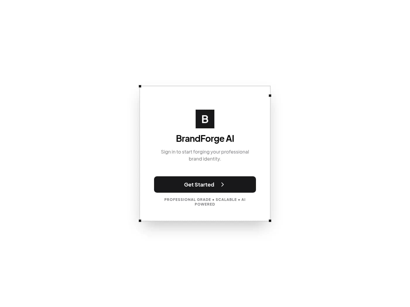 BrandForge AI Logo Builder