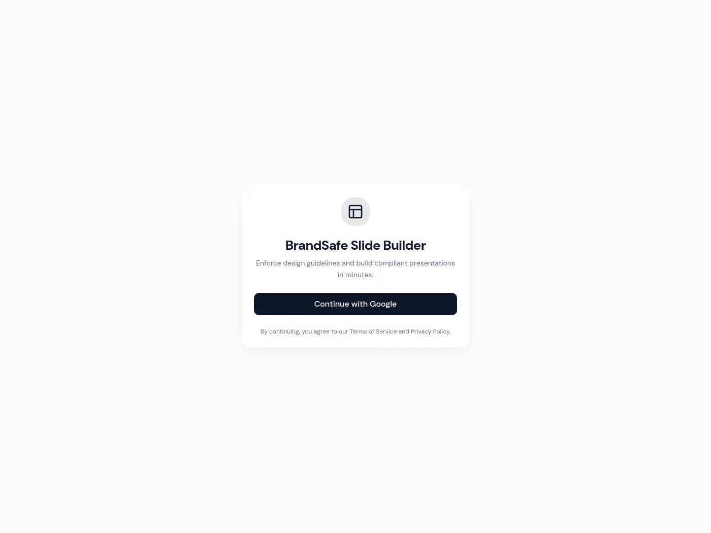 BrandSafe Slide Builder