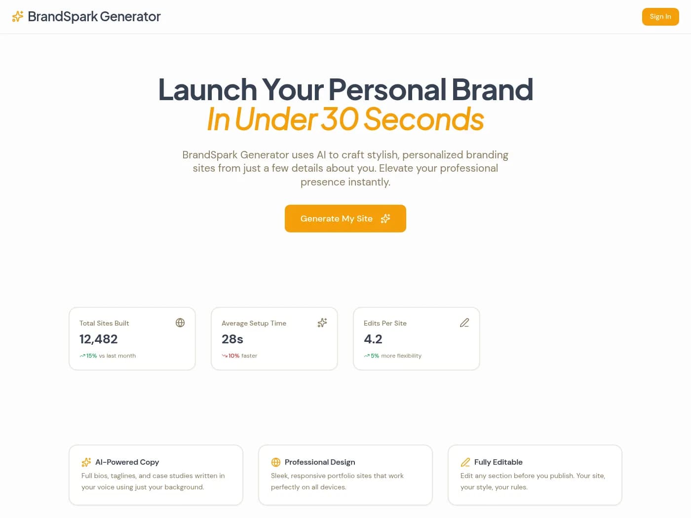BrandSpark Generator