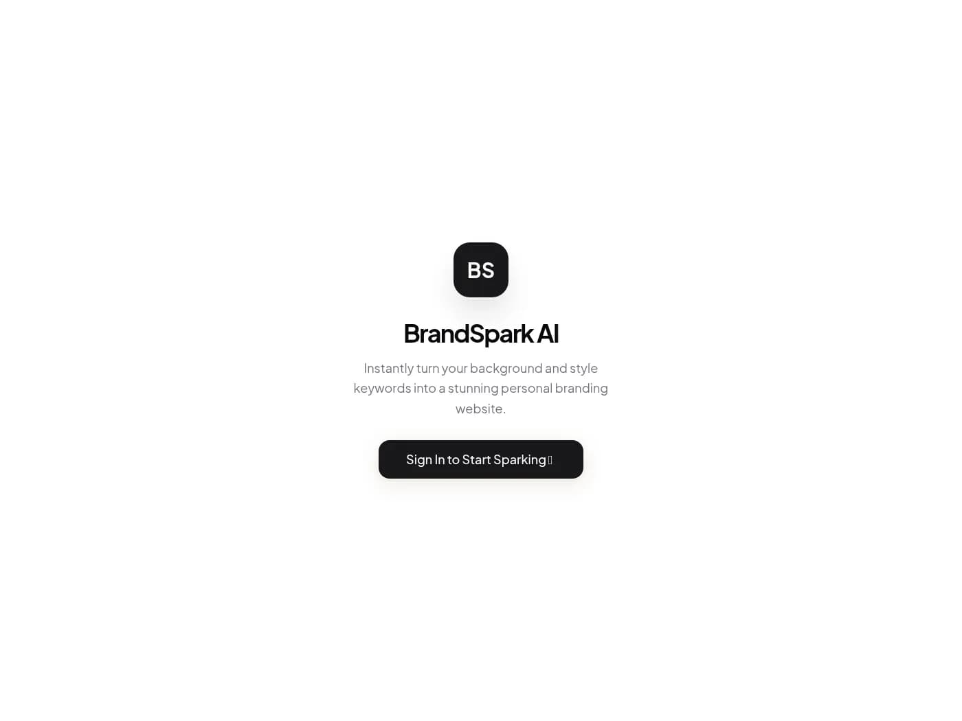 BrandSpark AI Site Builder