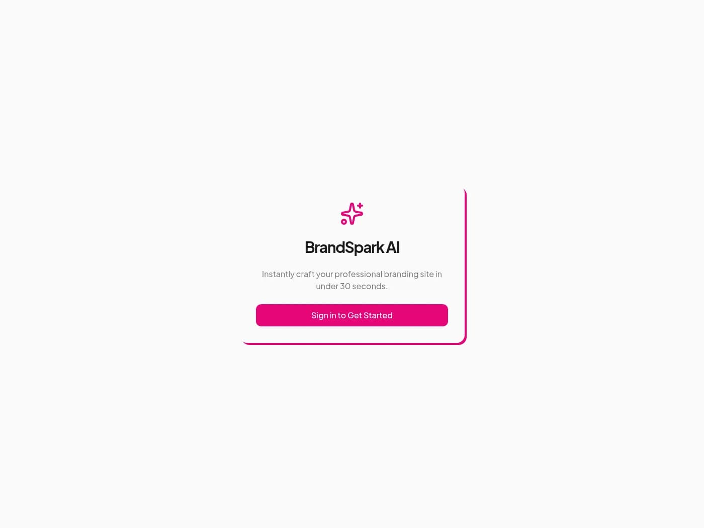 BrandSpark AI Site