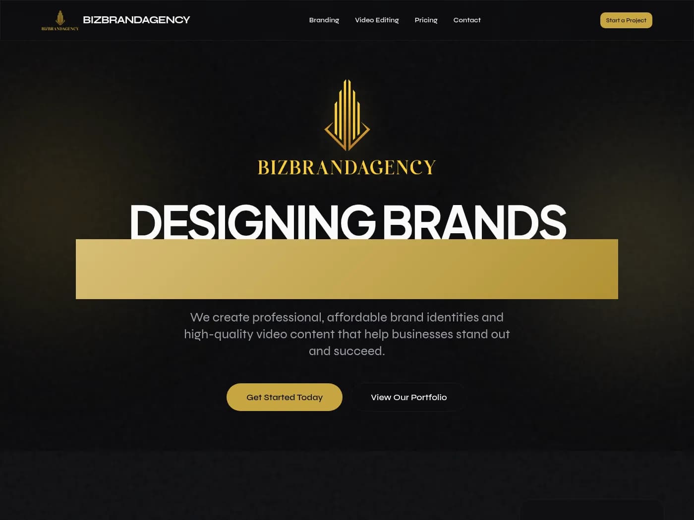 BrandVid Studio Site