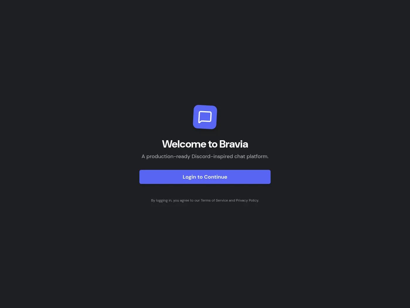 Bravia Real-Time Chat