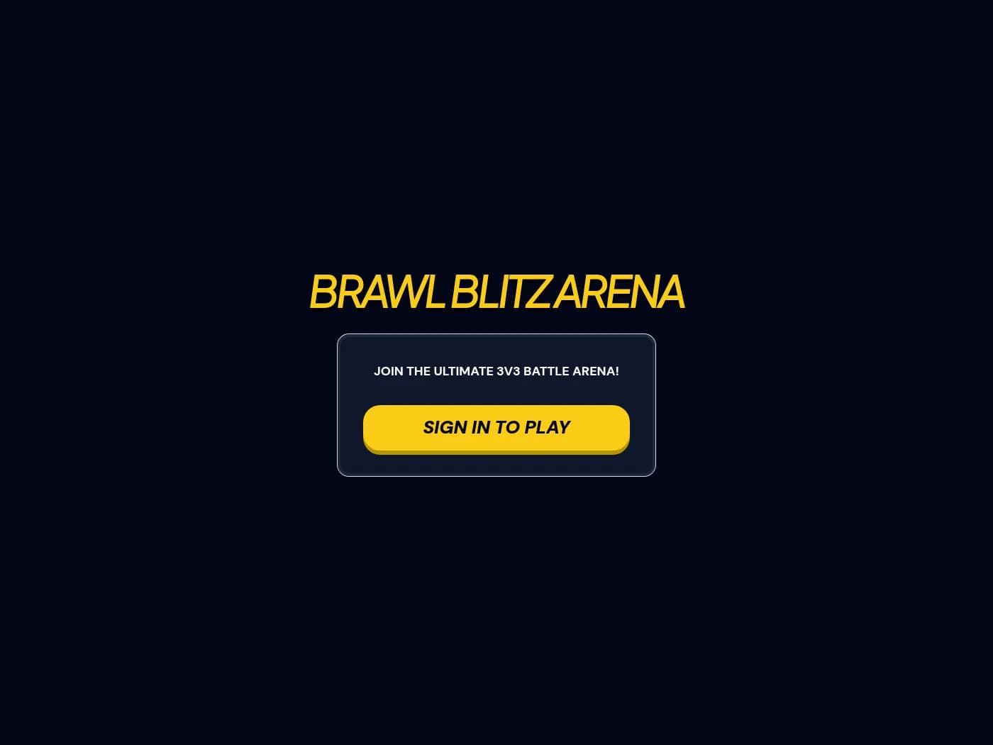 Brawl Blitz Arena