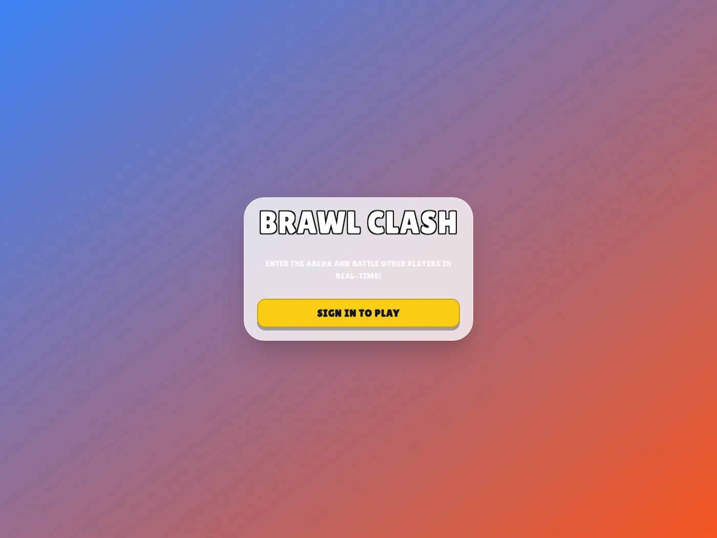 Brawl Clash Game