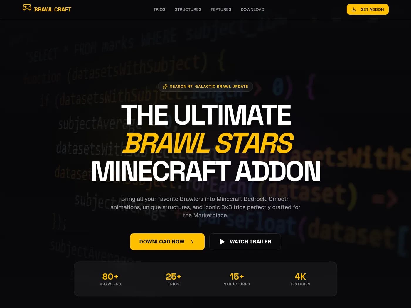 Brawl Stars Minecraft Addon