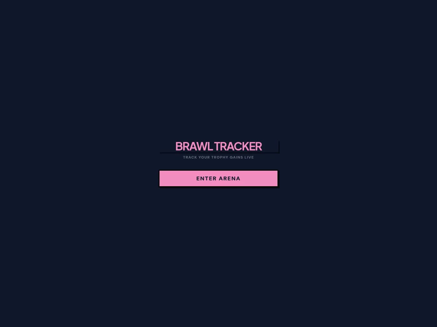 Brawl Stars Trophy Tracker