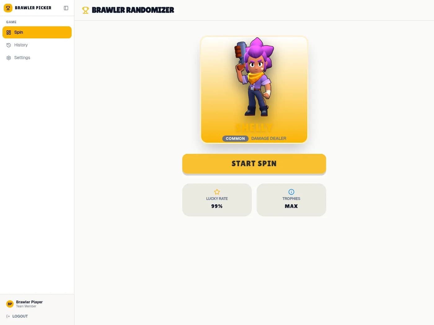 Brawler Trophy Picker