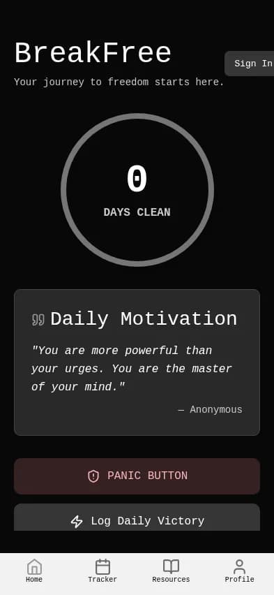 BreakFree App