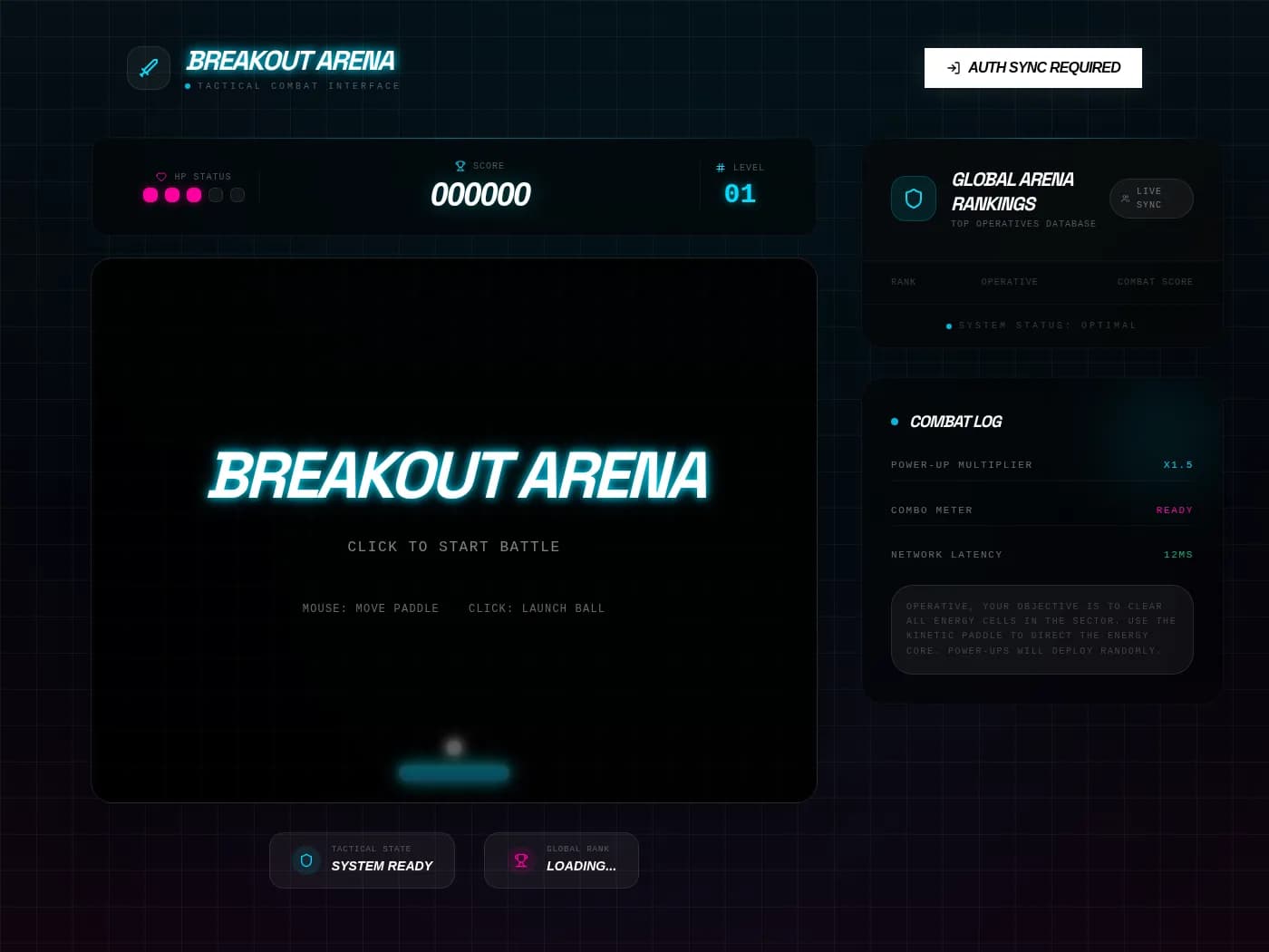 Breakout Arena Clone