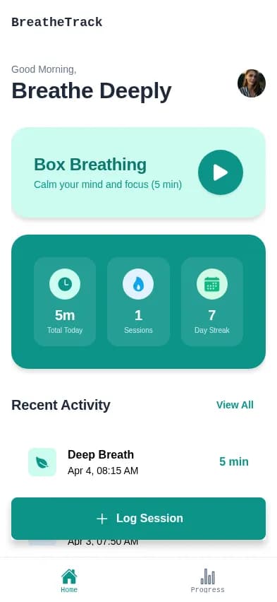 BreatheTrack Android