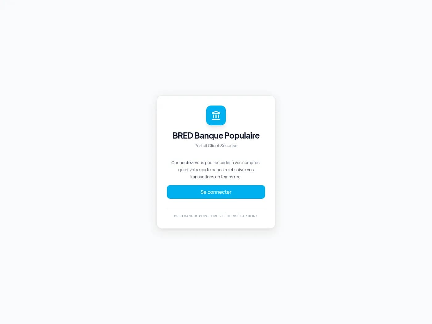 BRED Banque Web Portal