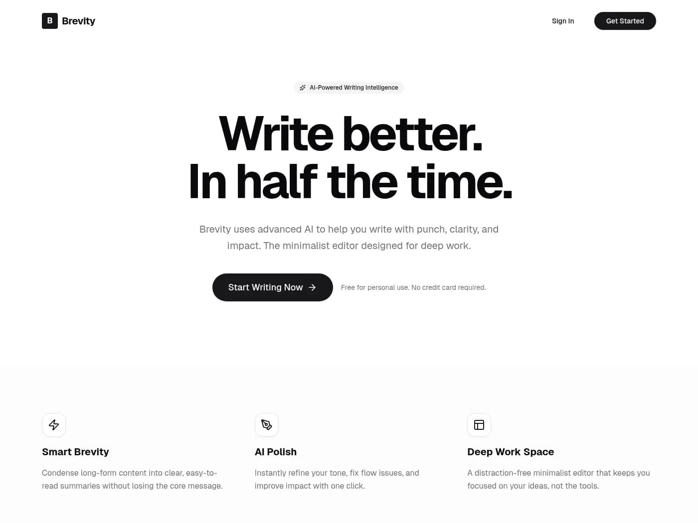 Brevity Clone