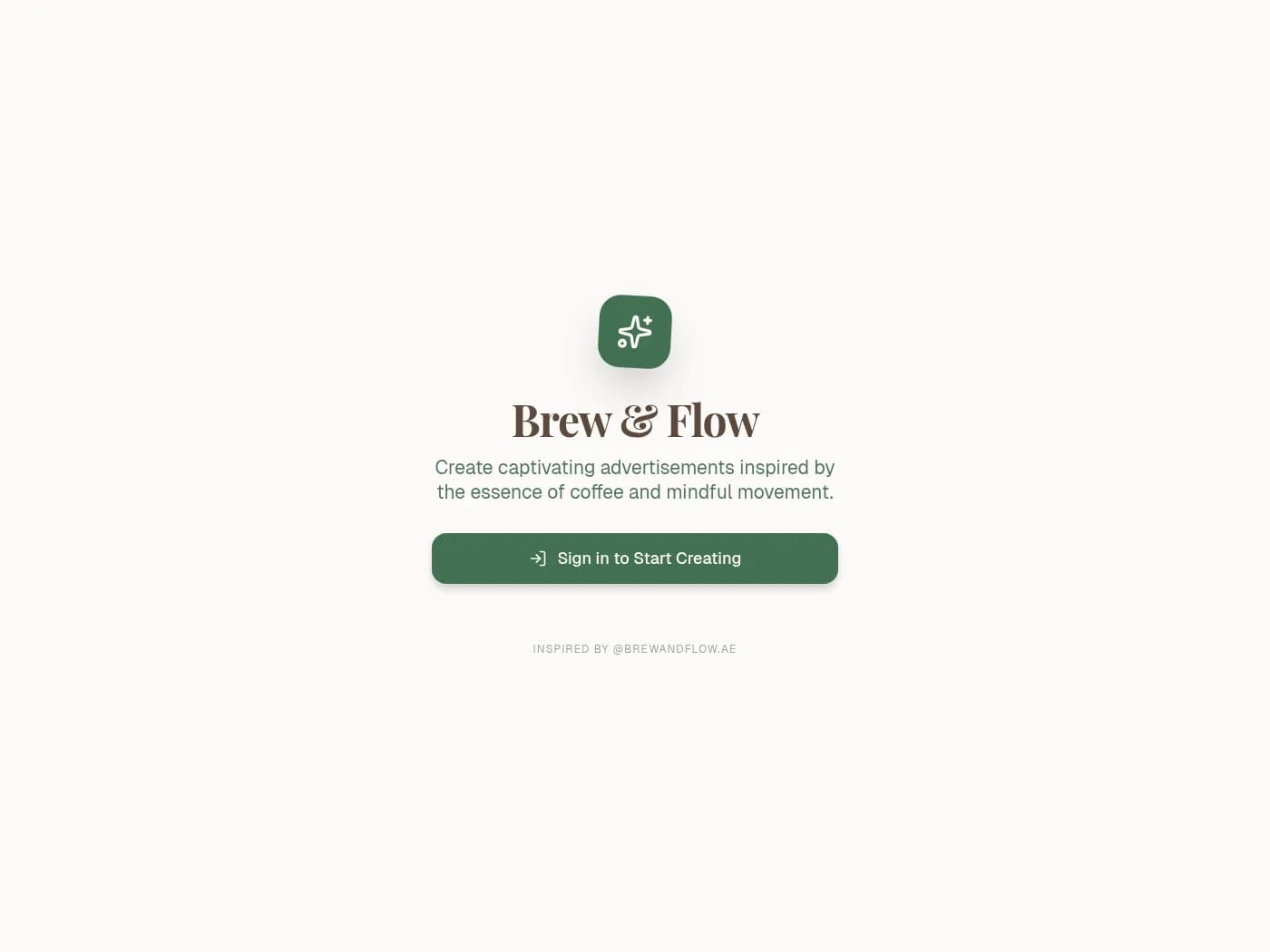 Brew & Flow Ad Creator