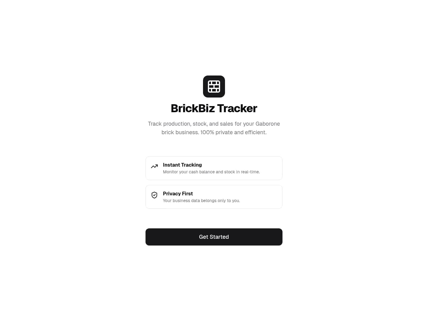 BrickBiz Tracker