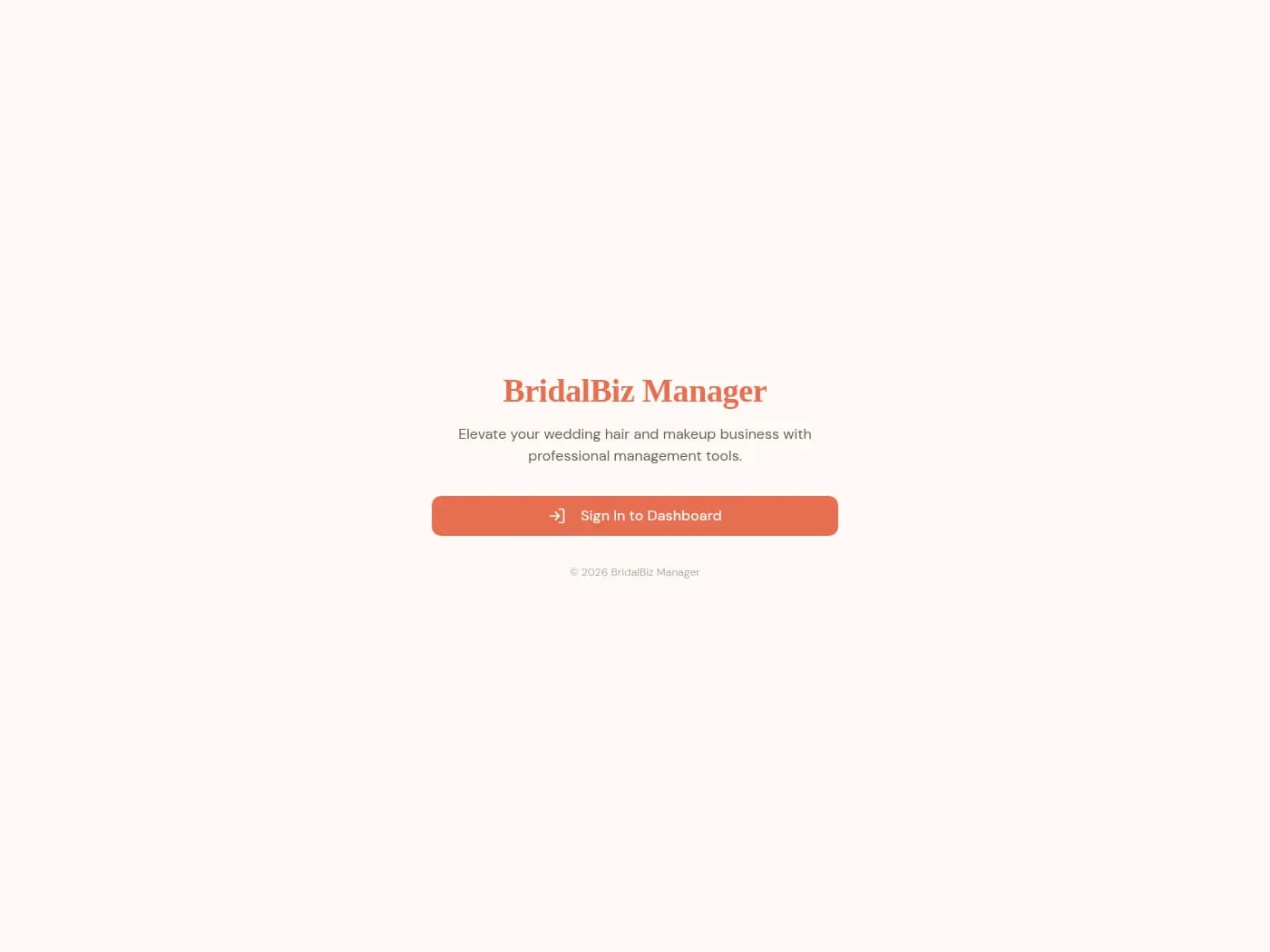BridalBiz Manager
