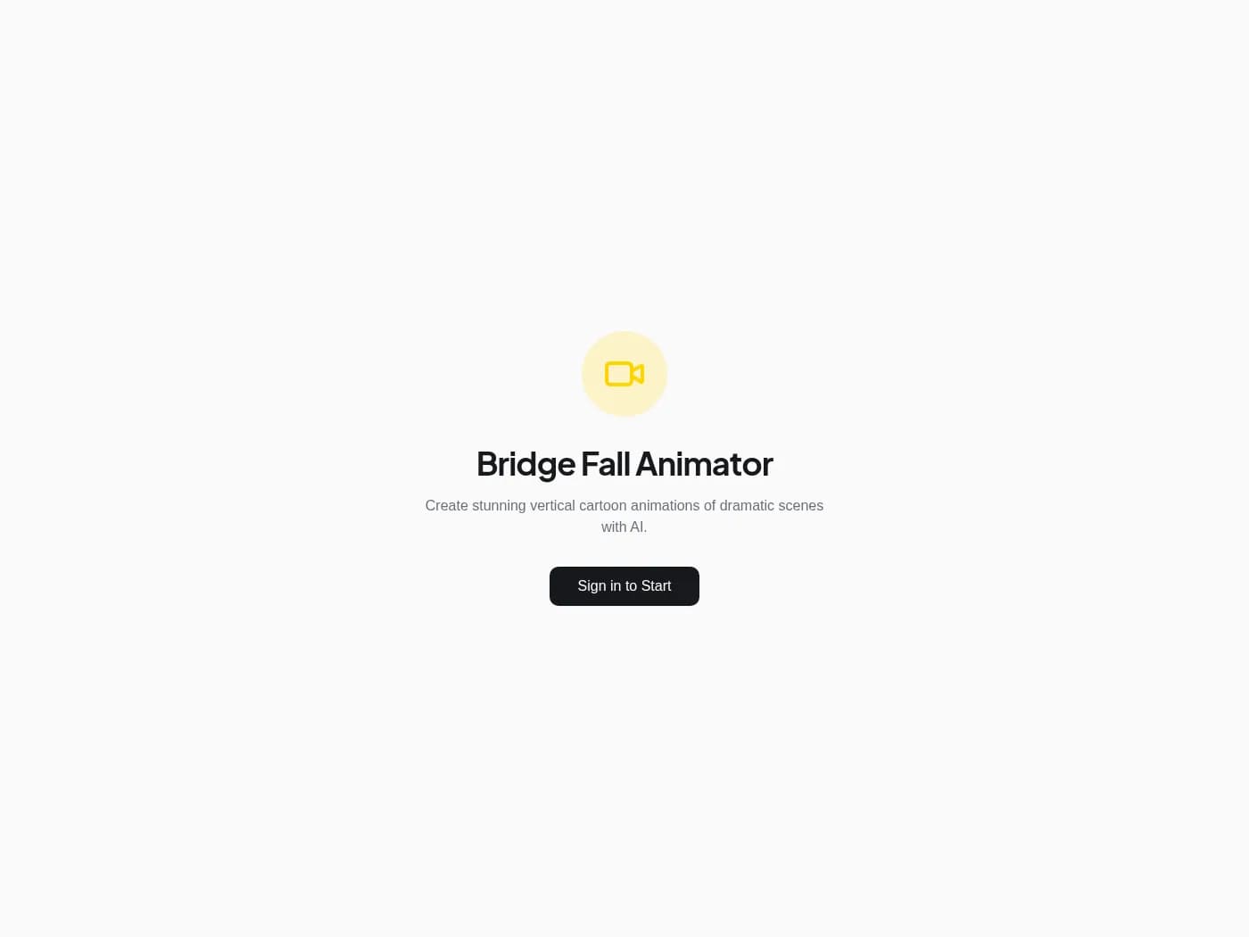 Bridge Fall Animation