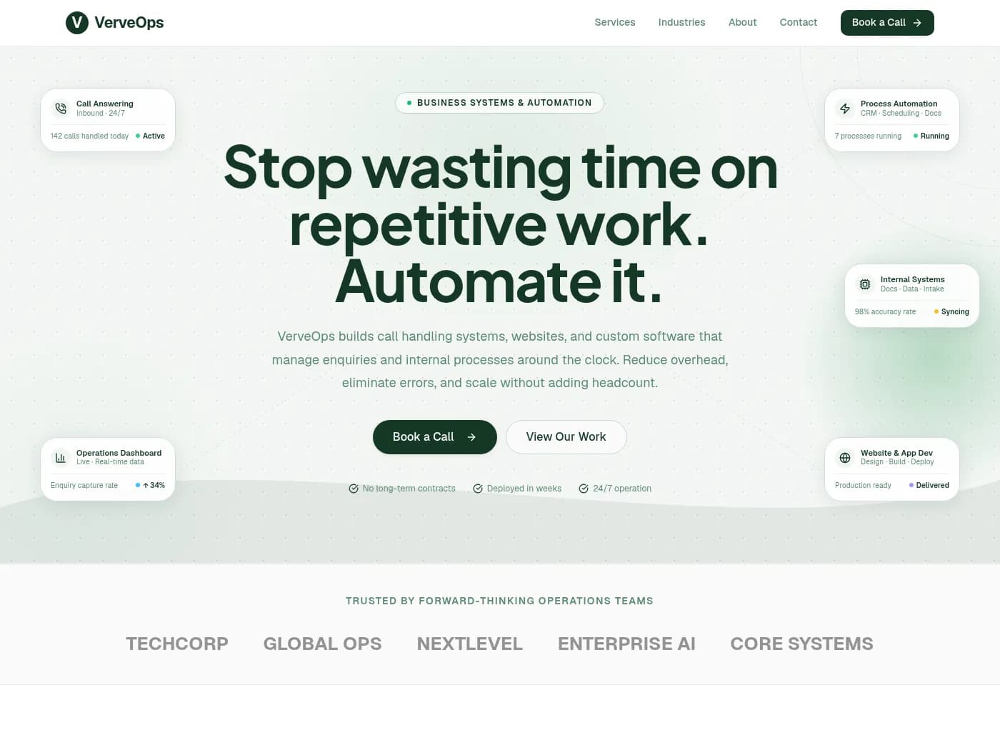 BridgeOps AI SaaS Website