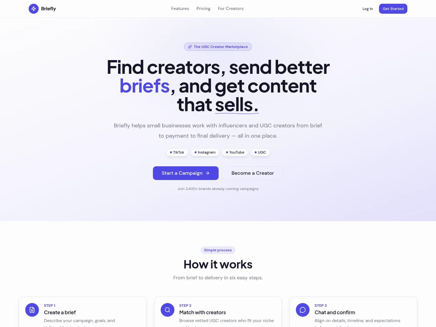 Briefly Creator Platform