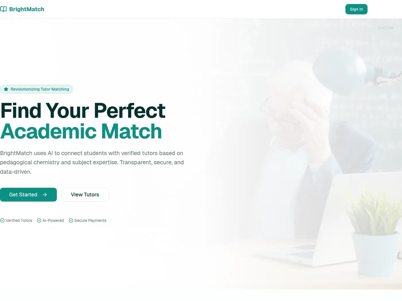 BrightMatch Tutoring Platform