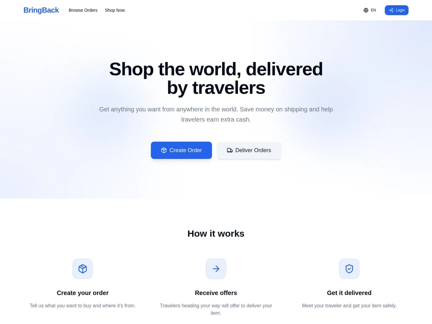 BringBack Marketplace