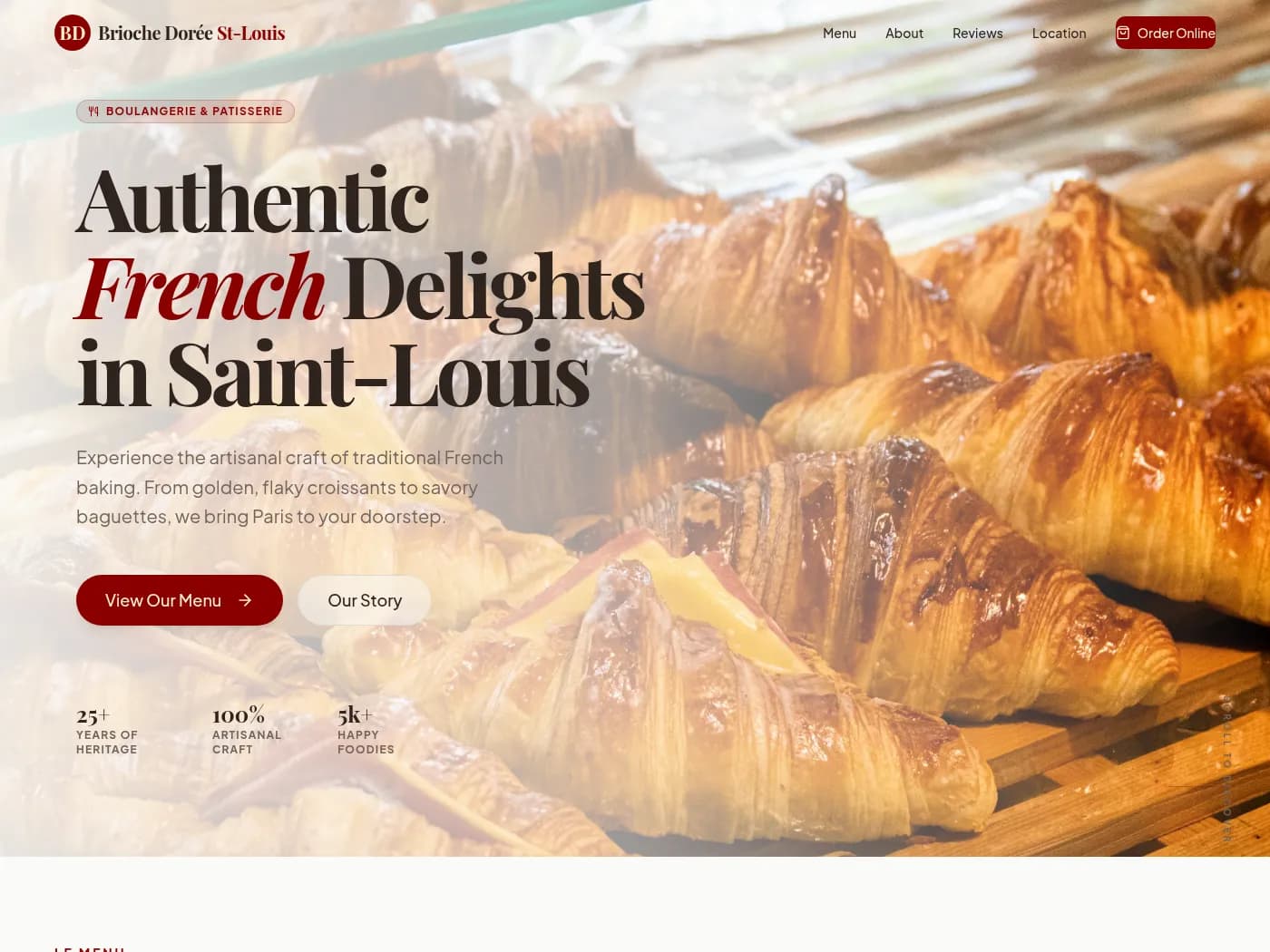 Brioche Dorée Web Presence