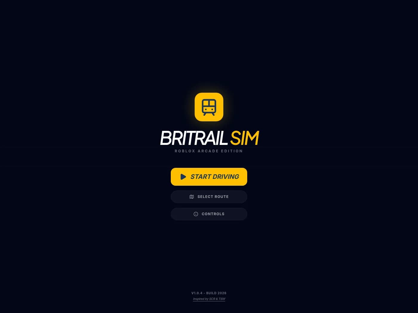 BritRail Sim Roblox