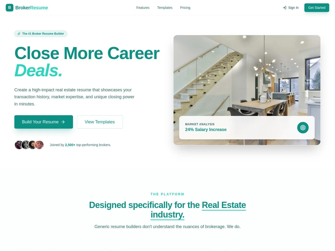 Broker Resume Builder