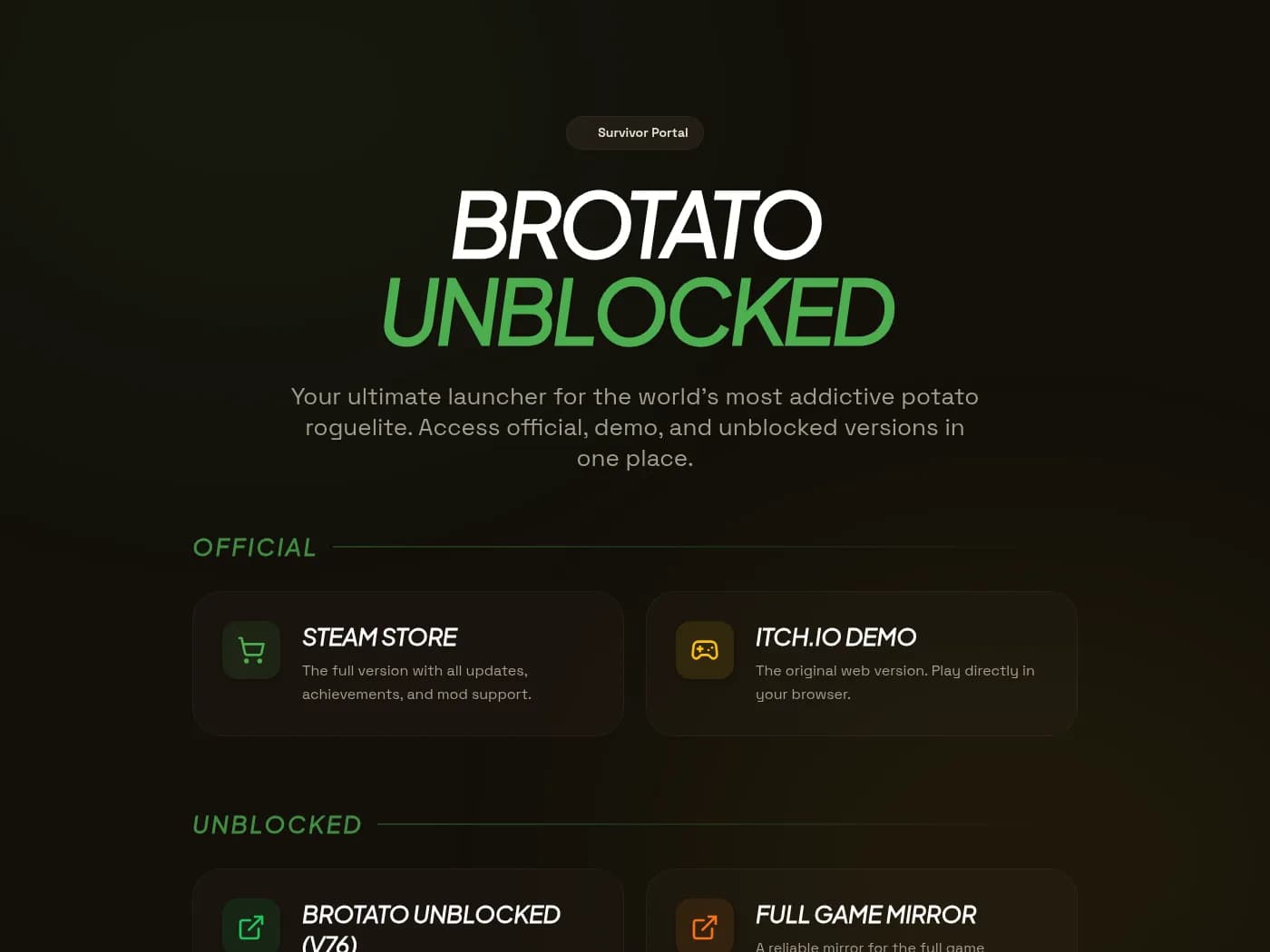 Brotato Quick Link