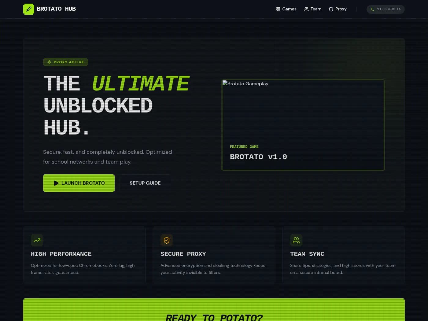 Brotato Game Hub