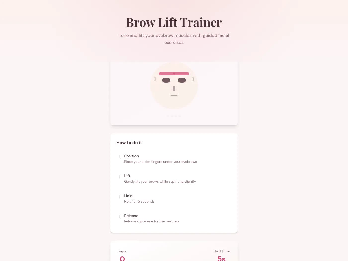 Brow Lift Trainer