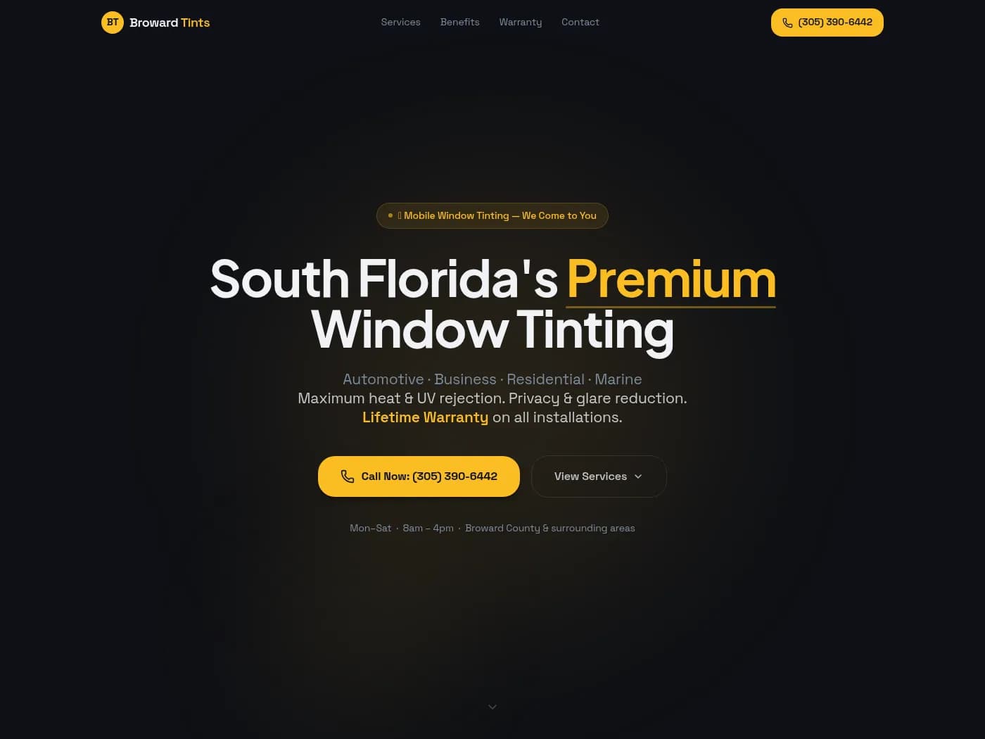 Broward Tints Portal