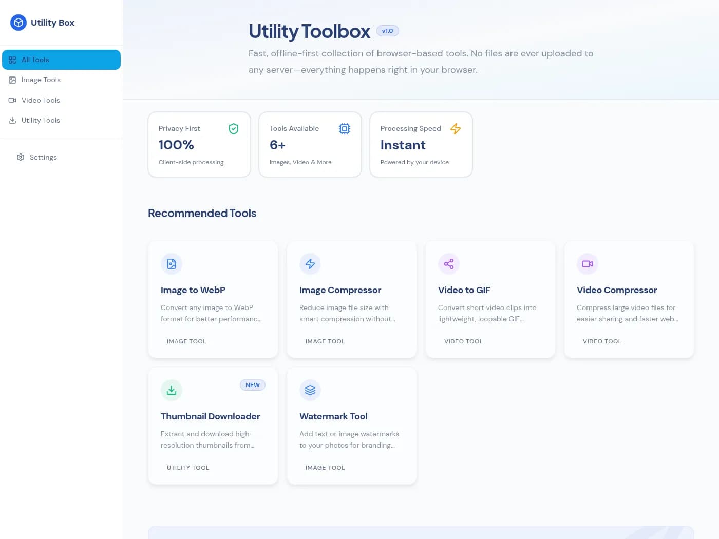 Browser Utility Toolbox